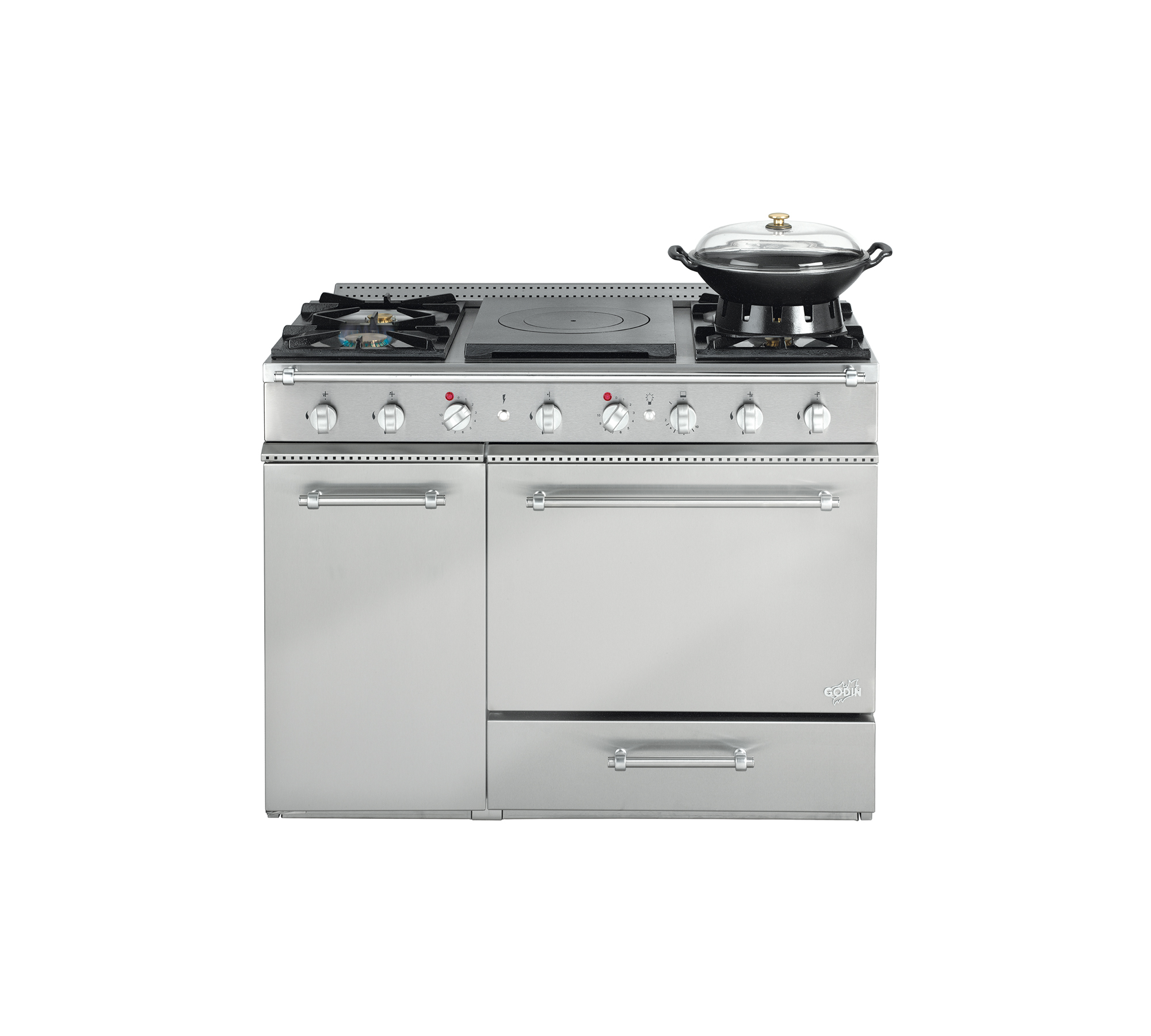 Cuisinière/gazinière piano induction électrique gaz mixte pas cher